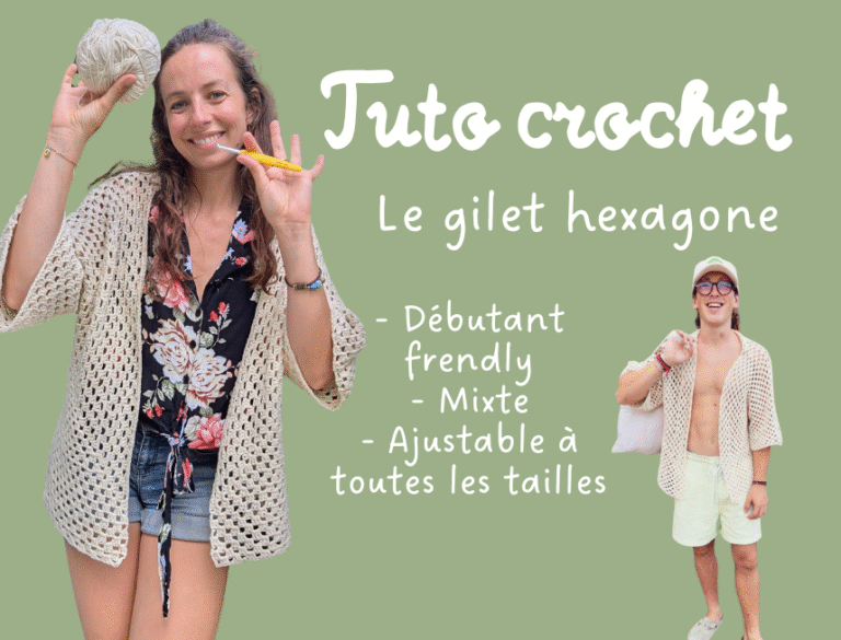 Tuto crochet gilet hexagone : un projet original et accessible | La ...